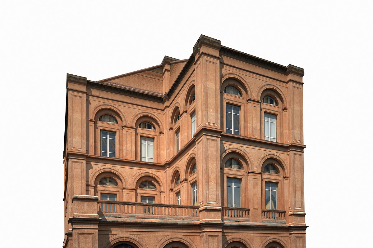 Building Facade 184 Low Poly, an Architecture 3D Model by Daniel Mikulik