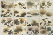 Faded Garden Soft Floral Backgrounds, a Background Graphic by ...