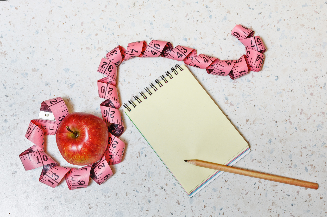 Slimming program. Apple., a Health & Medical Photo by Elena Vagengeim