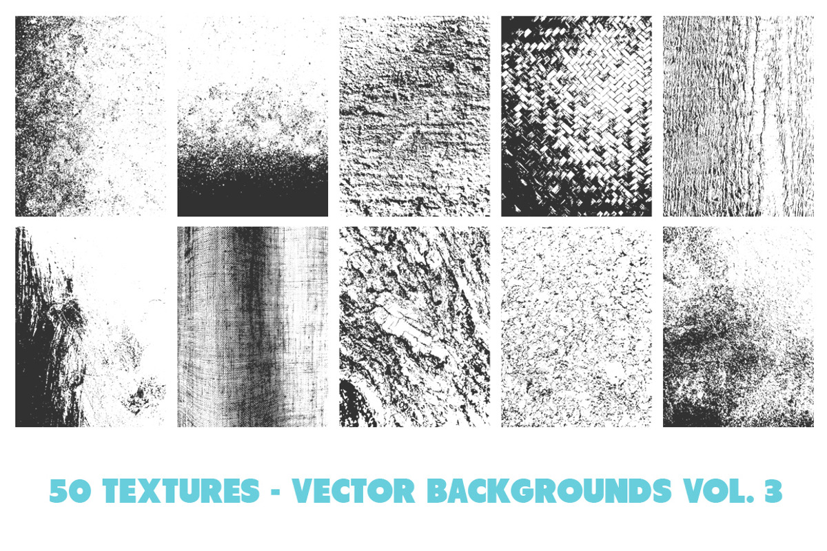 50 Vector Texture Backgrounds Vol. 3, a Texture Graphic by DESIGN BY nube