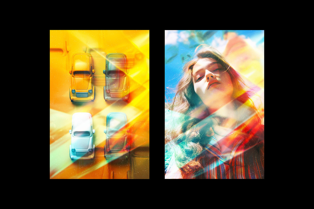 Refracted Prism Poster Effect, a Layer Style Add-On by Design Squad