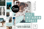 Coast Instagram Story Template, a Social Media Template by Cultive Creative