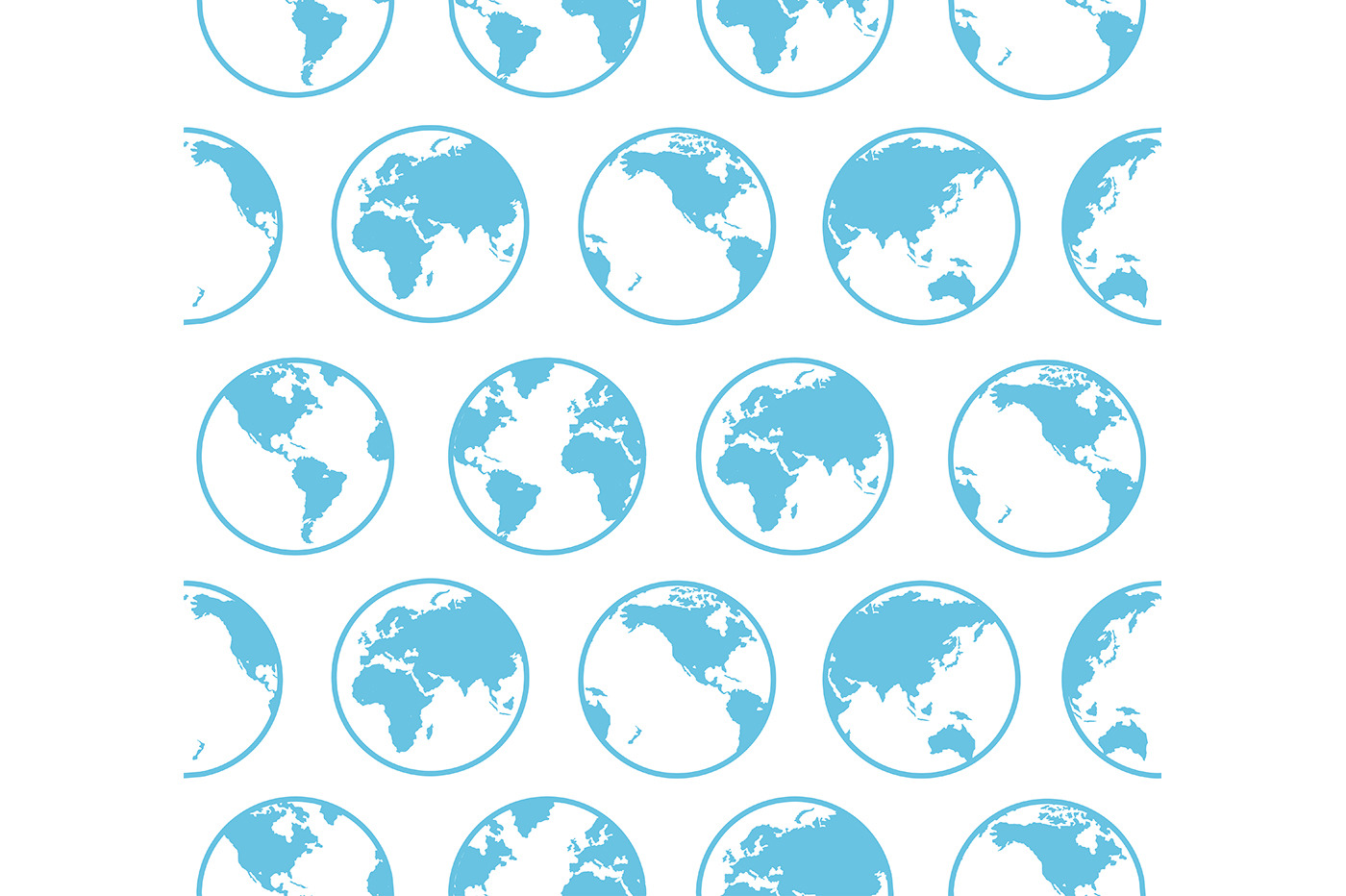 Earth Map Background Pattern, a Pattern Graphic by Vector and Templates