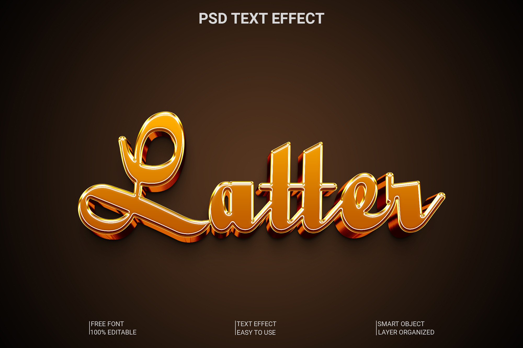 Gold Color Text Effect Style, a Layer Style Add-On by Imamul001