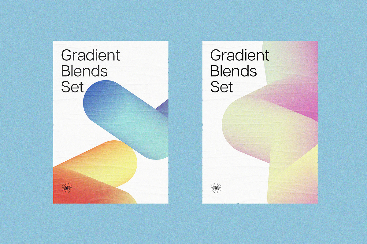 Blender: Gradient Blends Collection, an Object Graphic by pixelbuddha.net