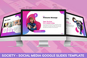 Society - Social Media Google Slides, a Presentation Template by ...