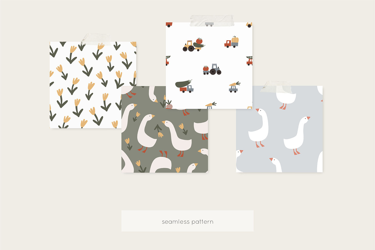 Happy Farm - cute boho animals