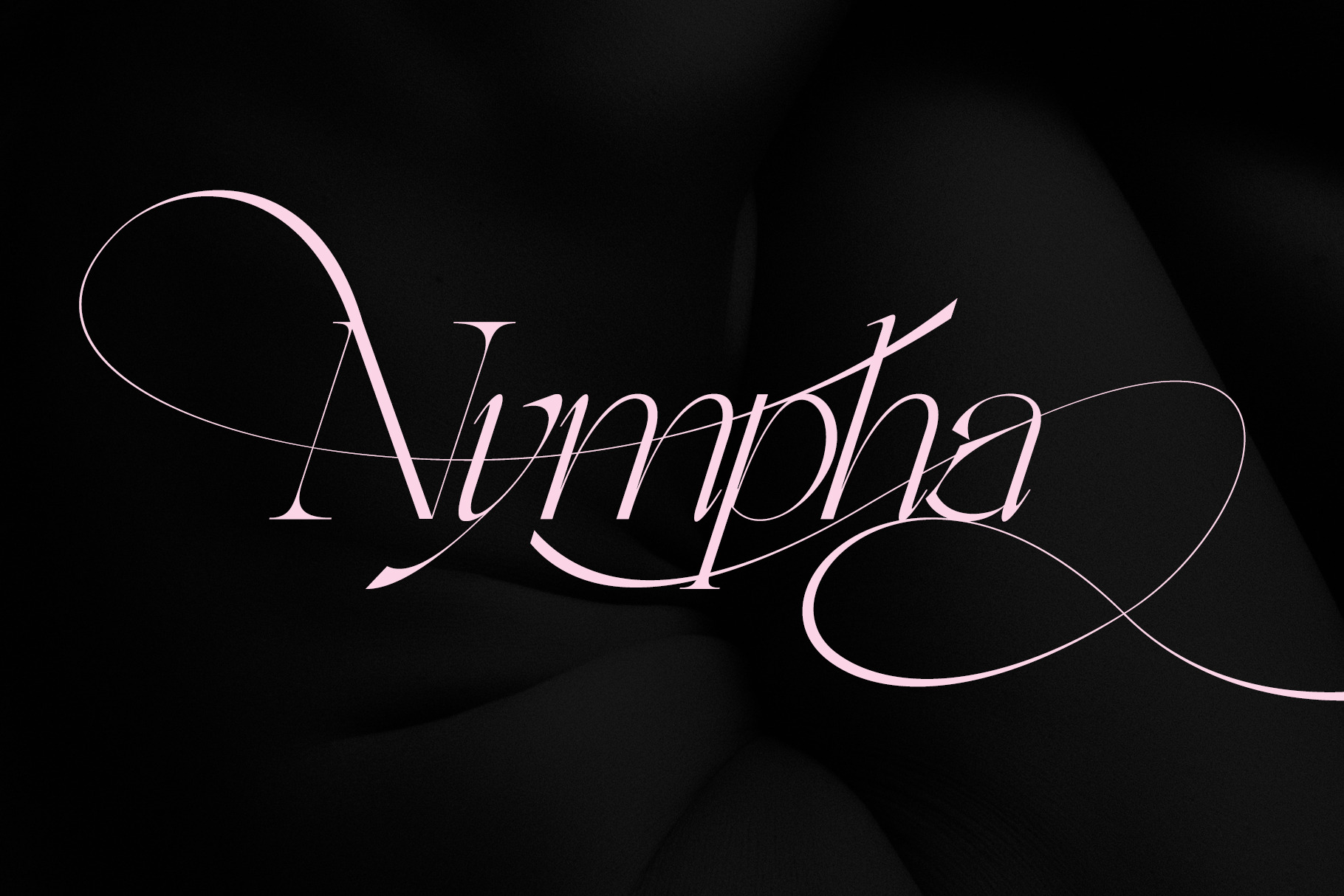 Nympha Luxurious Font - Light Italic | Creative Market