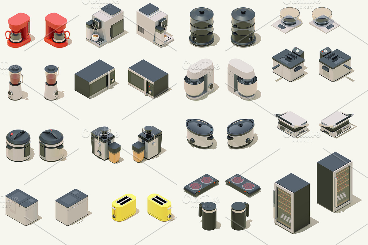 Vector home furniture and equipment