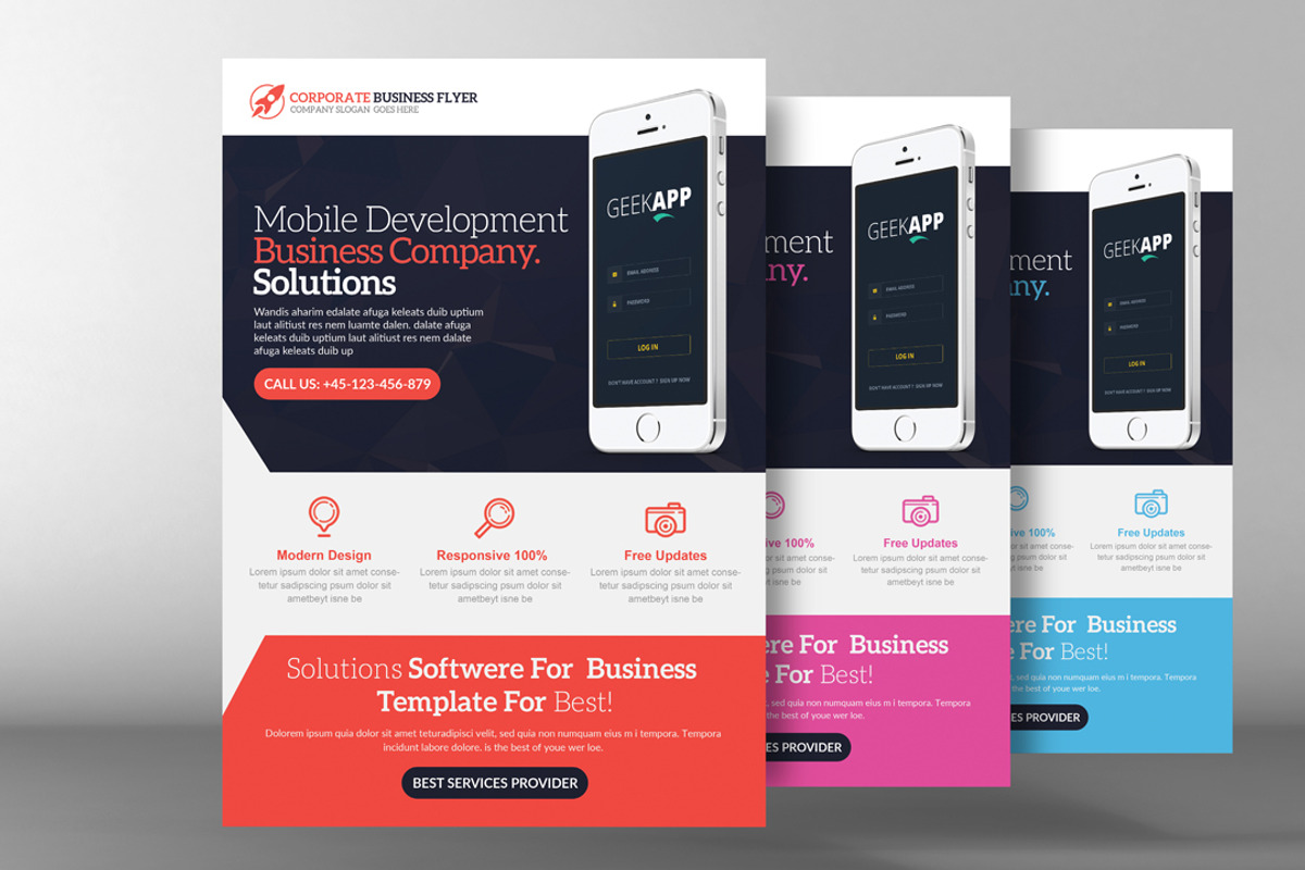 Data and Records Management Flyer, a Flyer Template by graphicforest