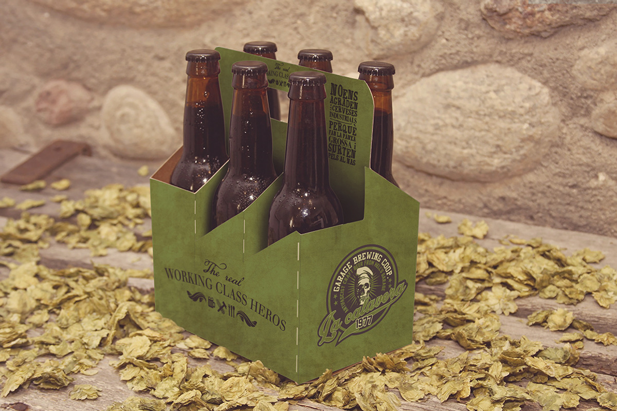 6 Pack Beer Box Mockup, a Packaging Mockup by SmartDesigns