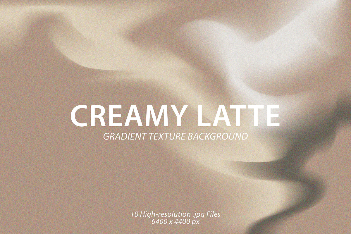 Creamy Latte Gradient Texture Art, a Background Graphic by Eltypesstudio