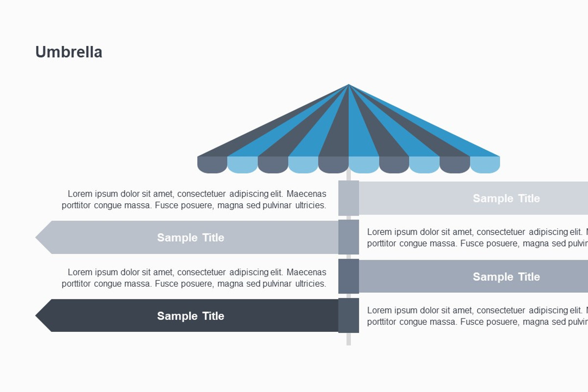 Umbrella PowerPoint template, a Presentation Template by Mr.Visual