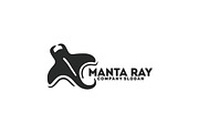 Manta Ray Logo, a Branding & Logo Template by Metrolinevision