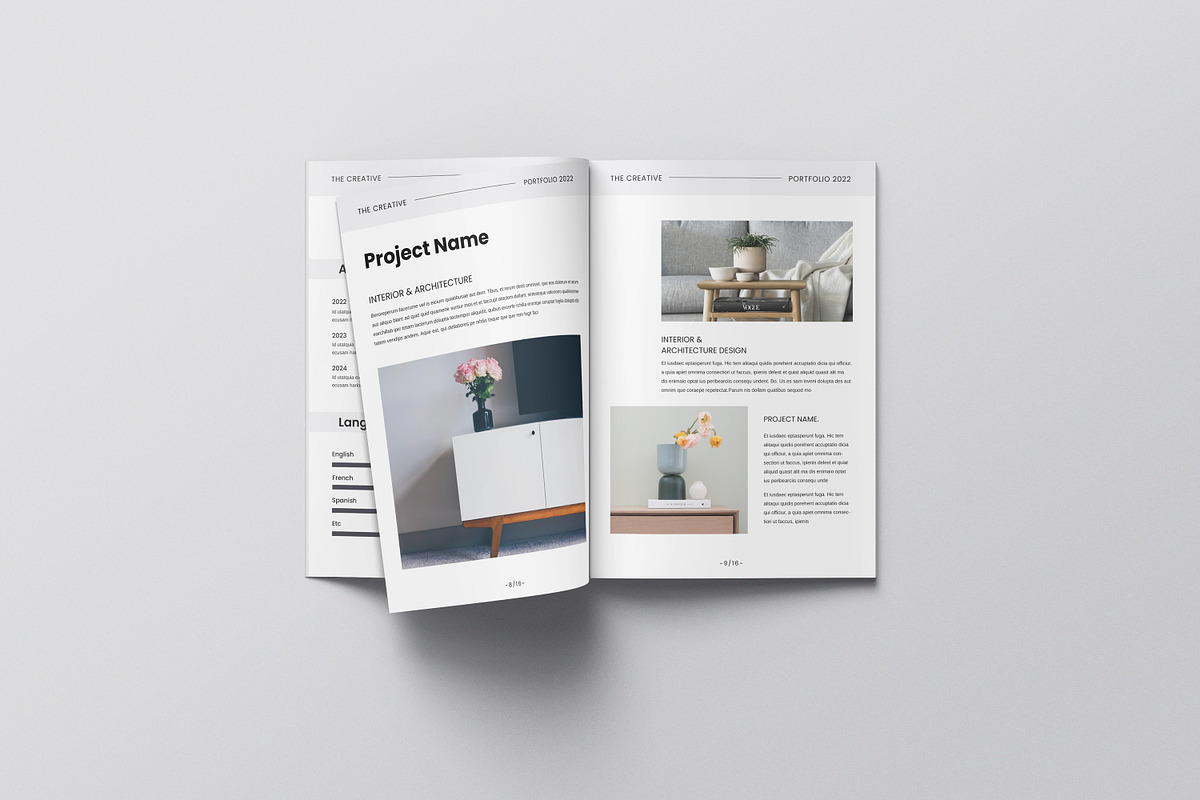 Simple Portfolio Template, a Templates & Theme by evgenystudio ...