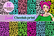 Seamless Cheetah Print Digital Paper
