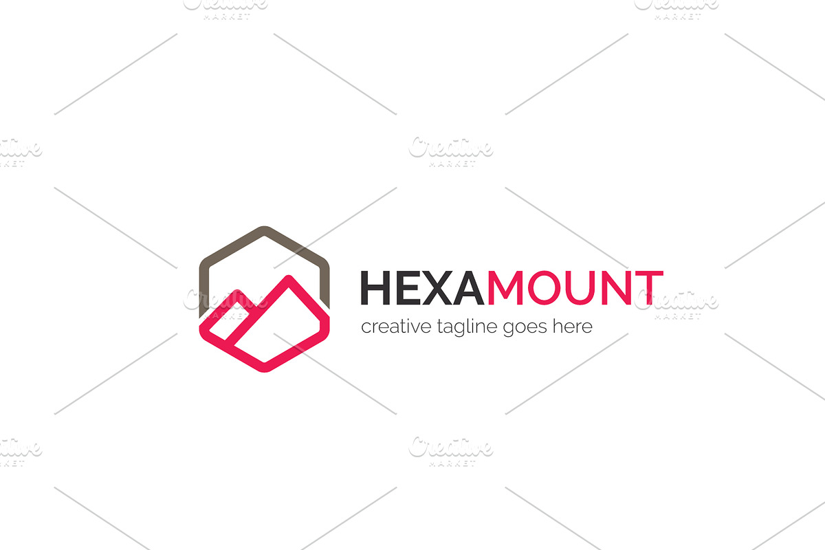 Hexa Mount Logo, a Branding & Logo Template by XpertgraphicD
