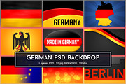 Germany Background PSD, a Texture Graphic by Krukowski Graphics