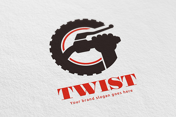 Motorcycle Hand Logo, a Branding & Logo Template by WheelieMonkey