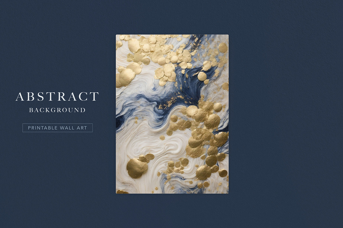 Aesthetic Blue Gold Backgrounds, a Background Graphic by sibel dayı ...