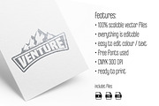 VENTURE Logo, a Branding & Logo Template by vectorlogos89