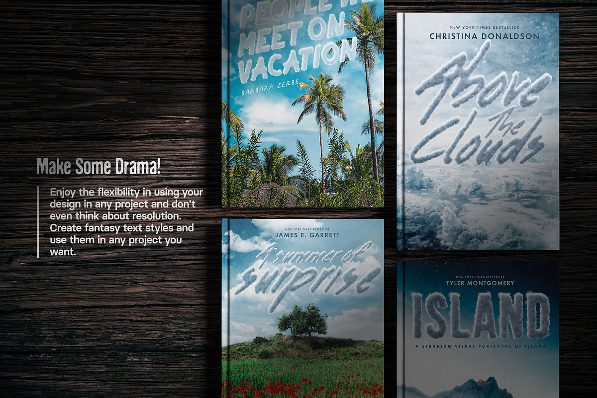 Realistic Photoshop Cloud Effect, an Action Add-On by Hyperpix Productions