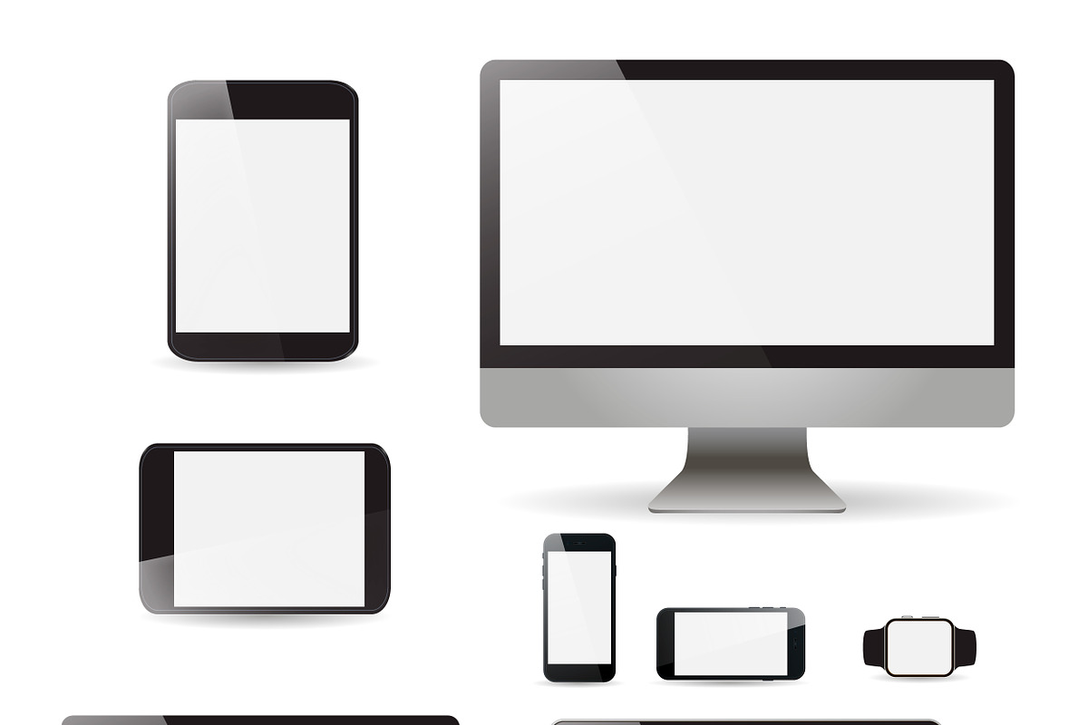 Mockup set realistic, an iPad Mockup by vivat