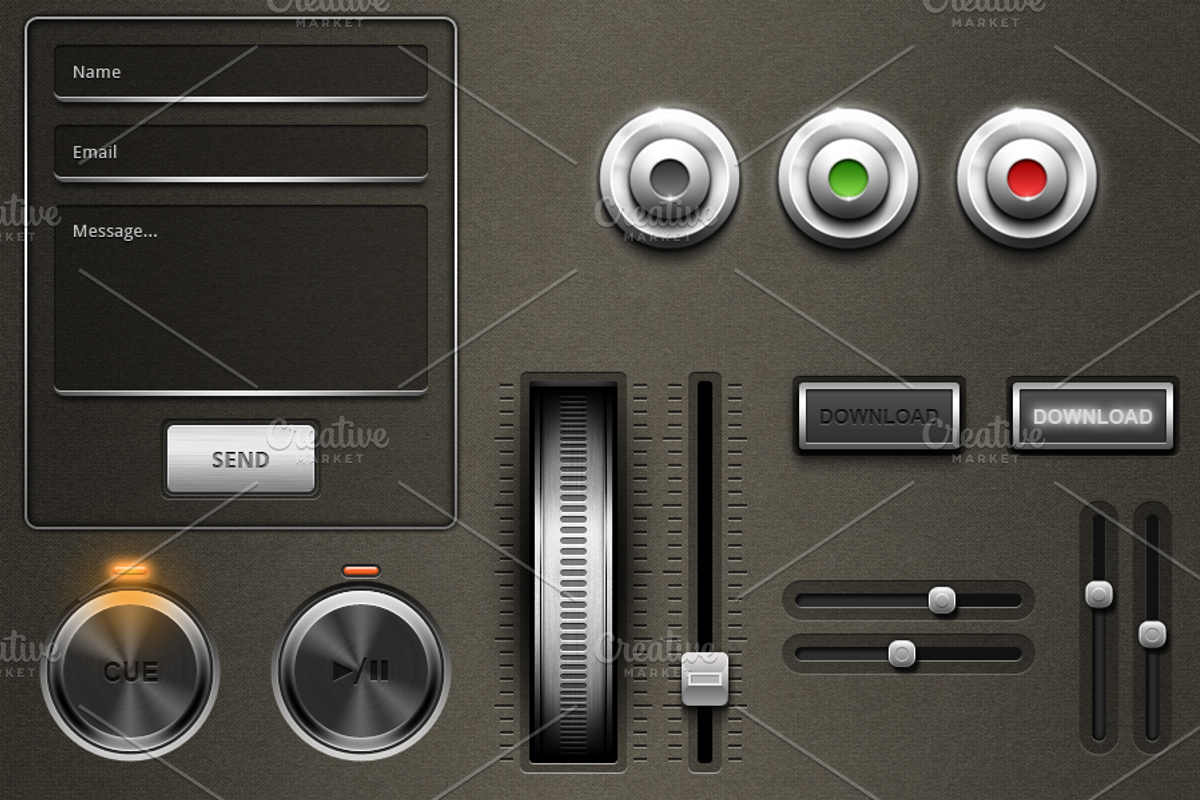 Analog - UI kit, an UI Kit Template by Picseel