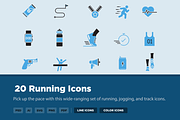 20 Running Icons, an Icon by Creative VIP