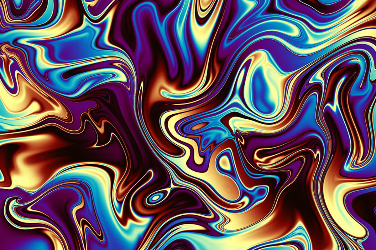 PSYCHEDELIC abstract background