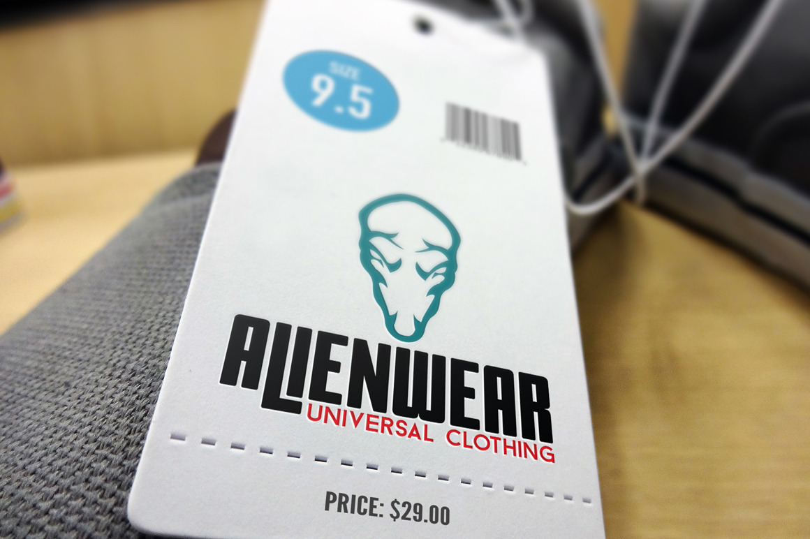 Alienwear Universal Clothing, a Branding & Logo Template by LuisFaus