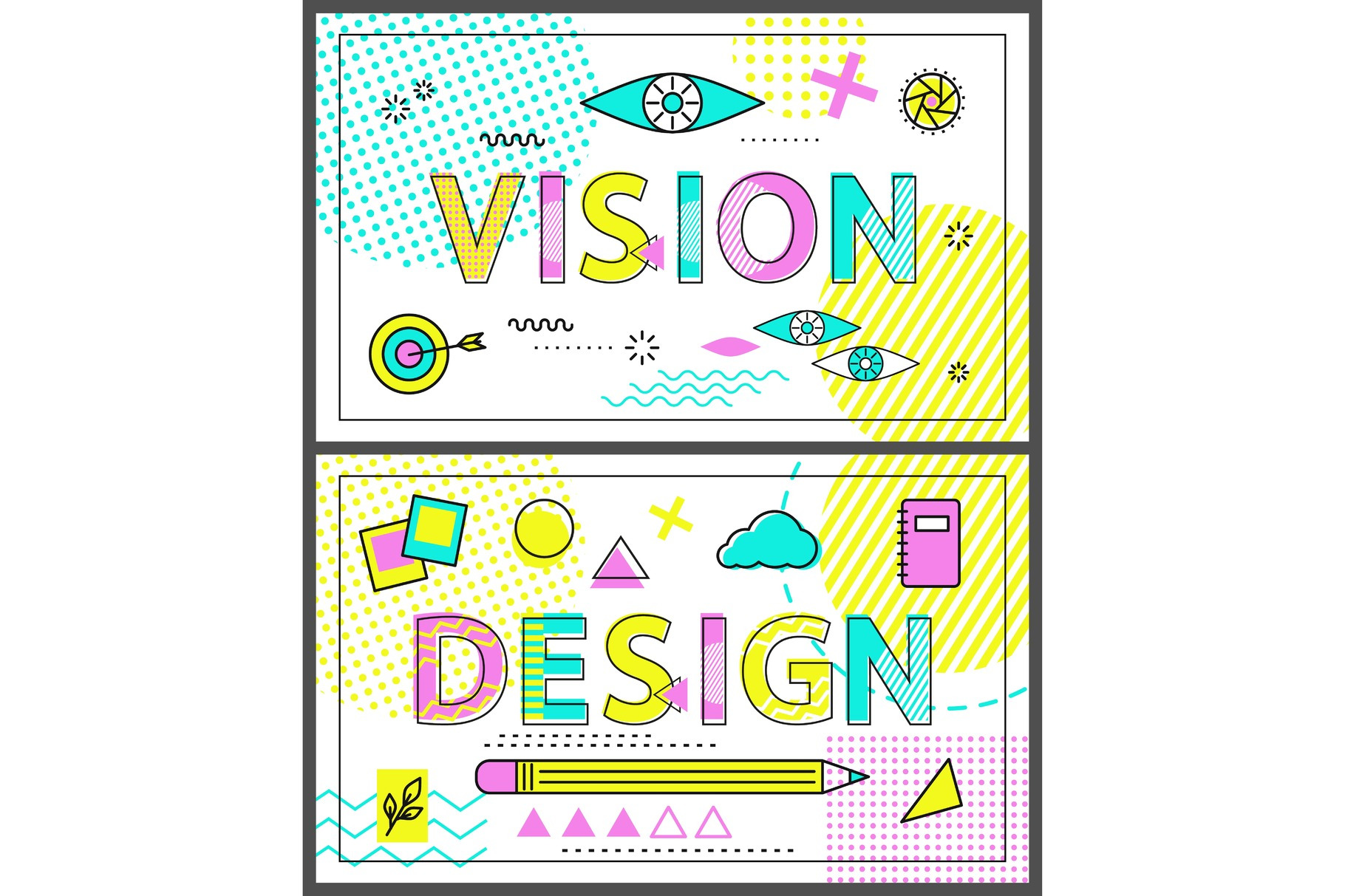 Design and Vision Collection Vector, a Technology Illustration by robuart