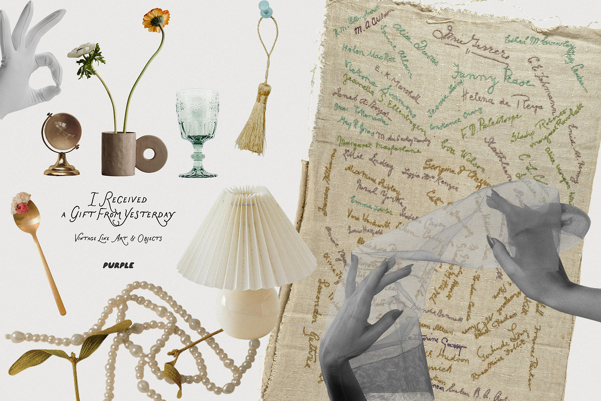 Vintage Objects & Line Art