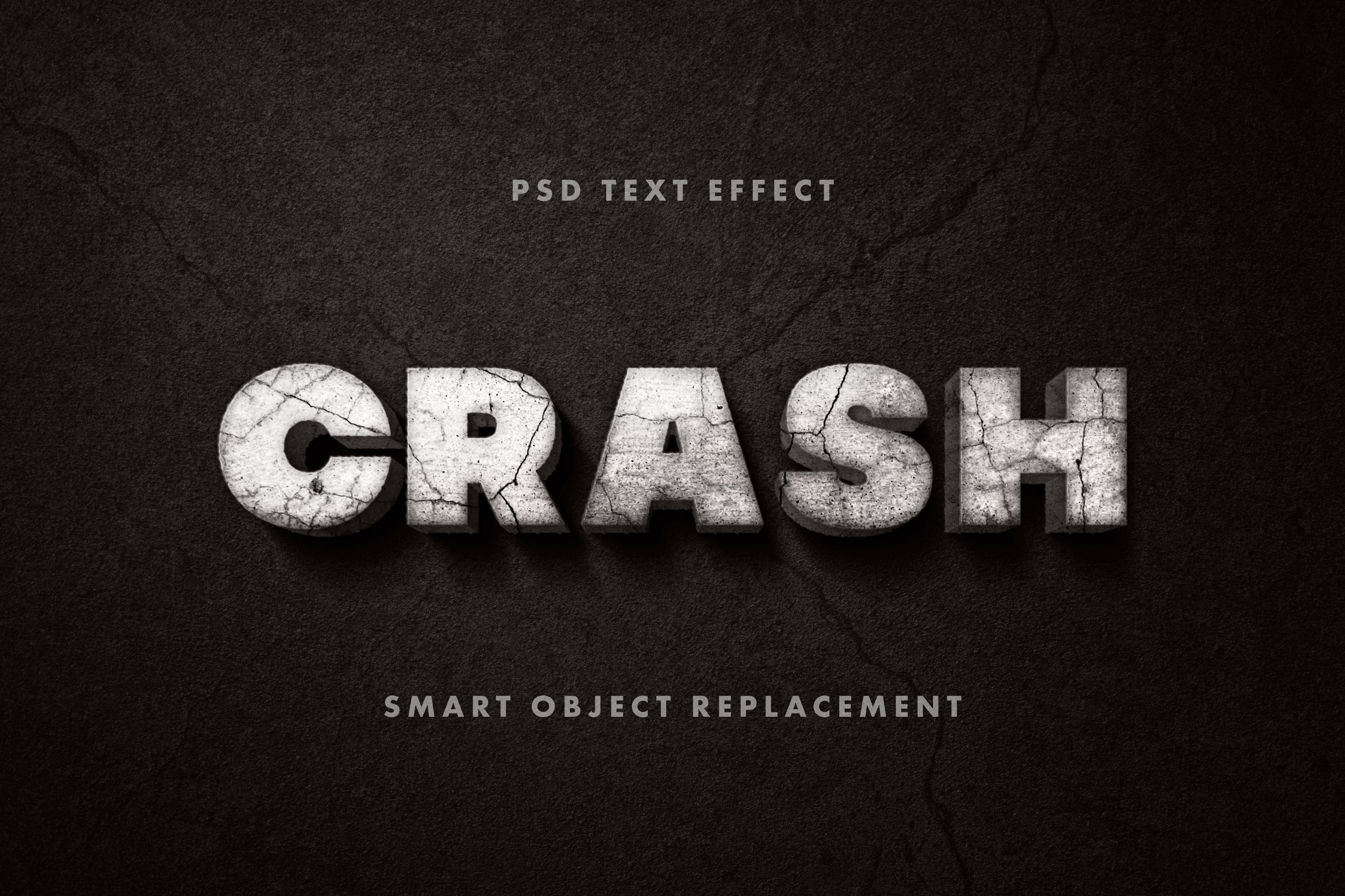 Crashed Text Effect, a Layer Style Add-On by Design Squad