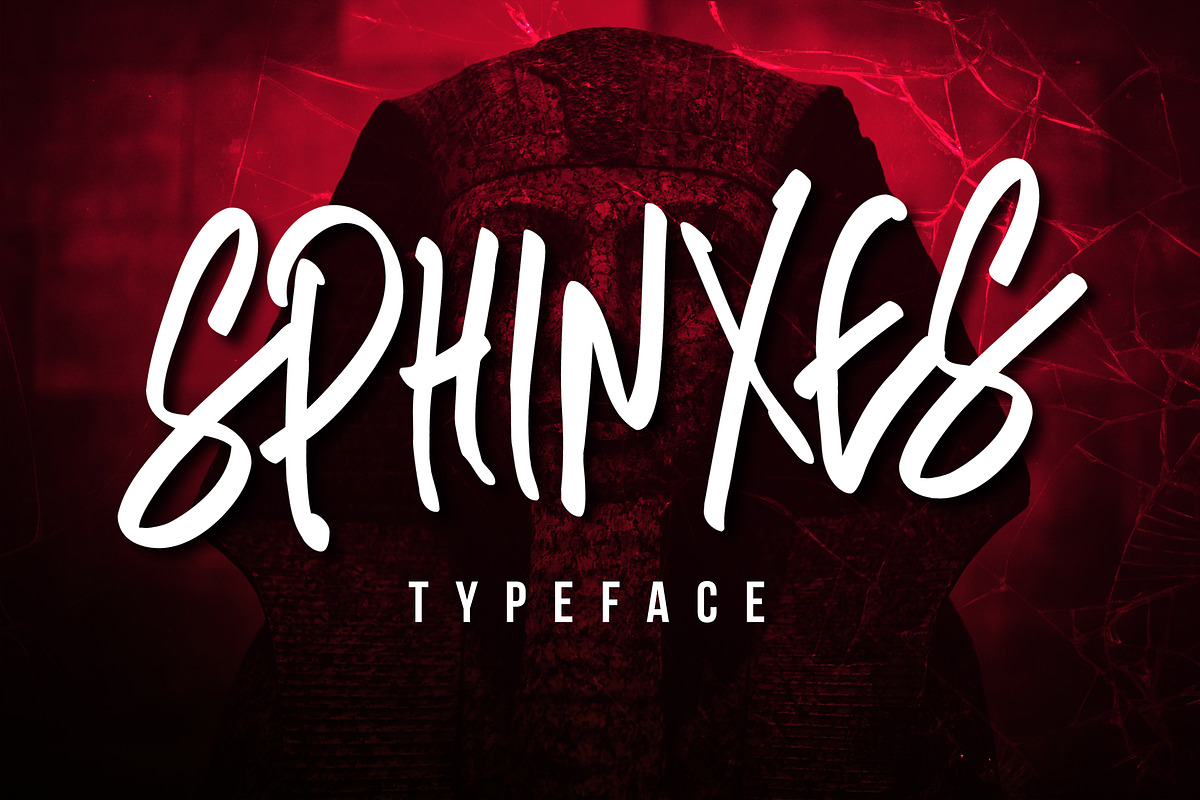Sphinxes Typeface, a Font by QueenType