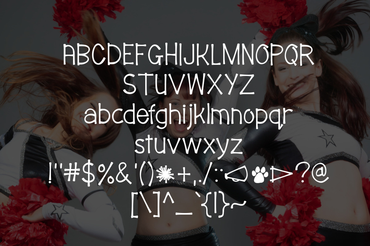 Rah Rah Rah a Preppy Font, a Font by Kitaleigh