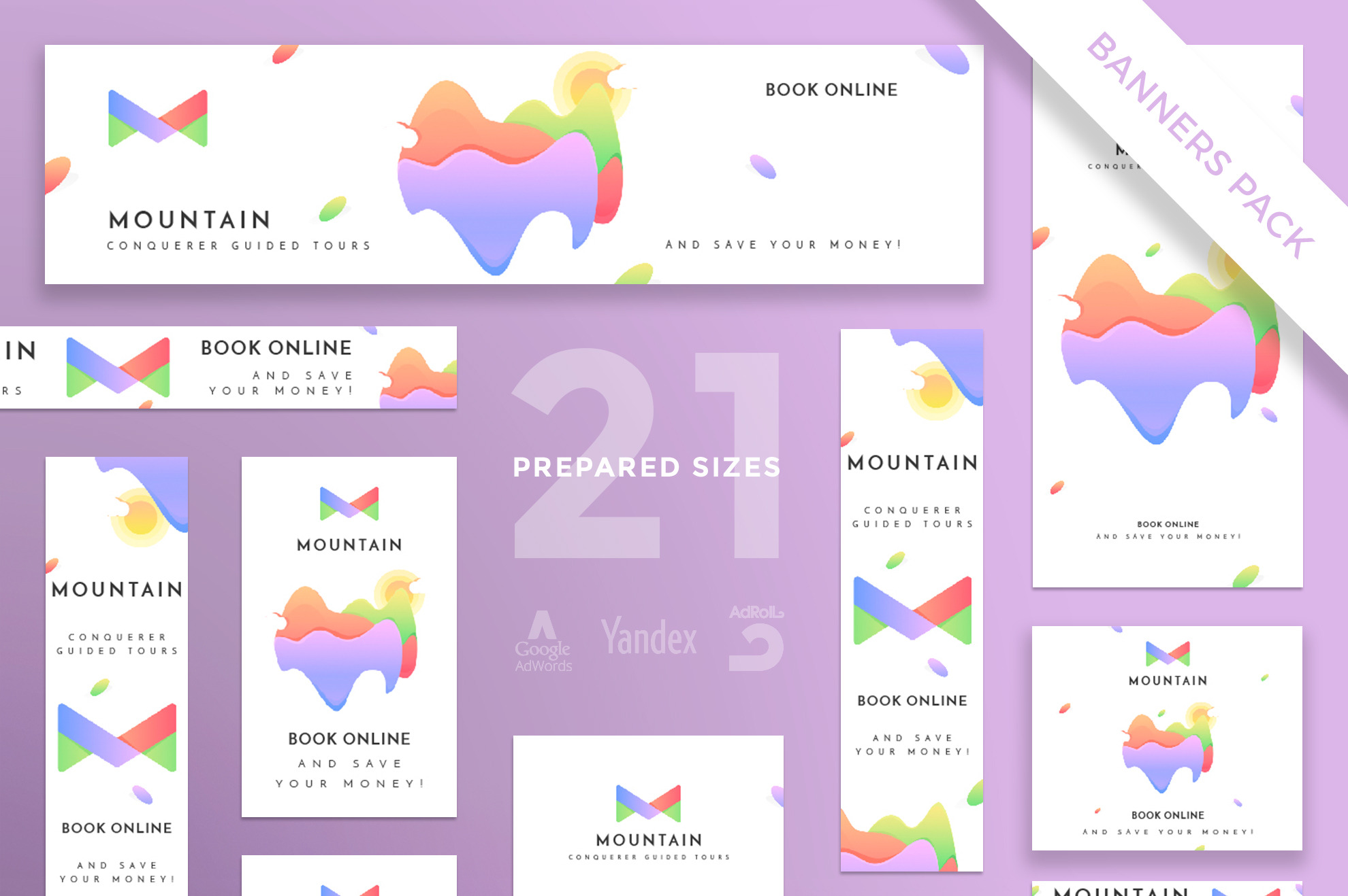 Banners Pack | Mountain Tours, a Templates & Theme by Amber Graphics ...