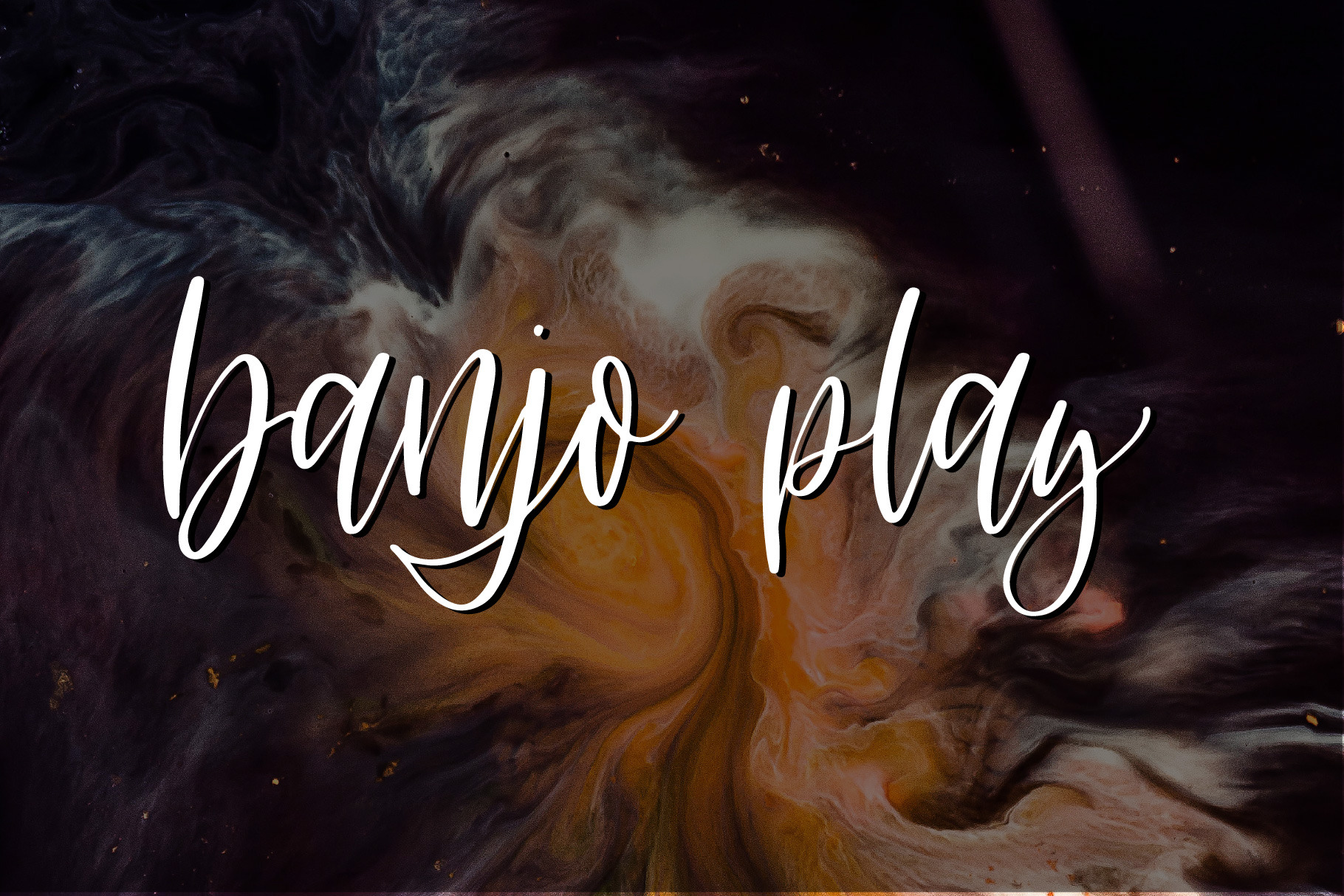 Banjo Play, a Script Font by OnTheSpotStudio | Creative Market