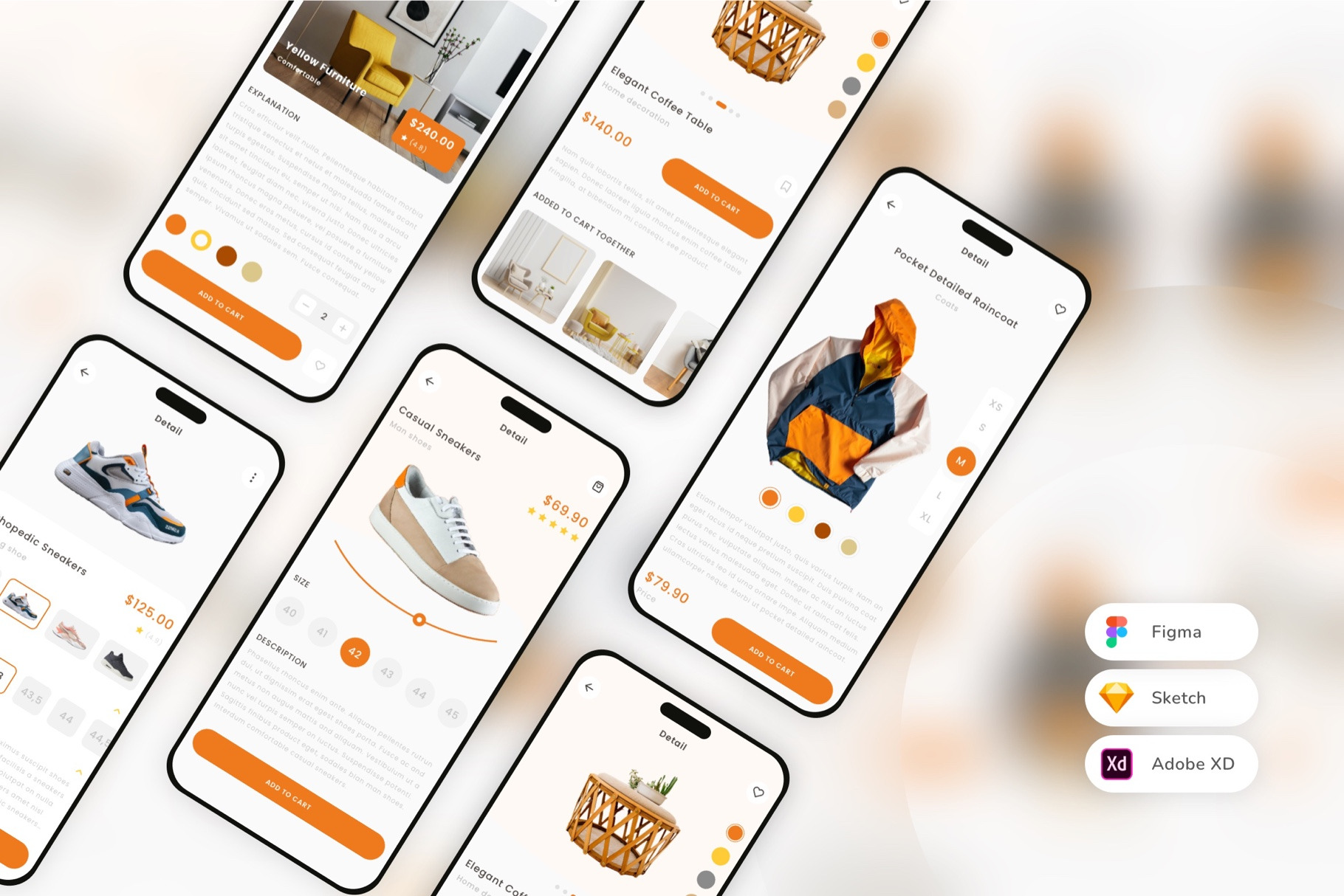 Product Detail Mobile App UI Kit, an UI Kit Template by uicube ...