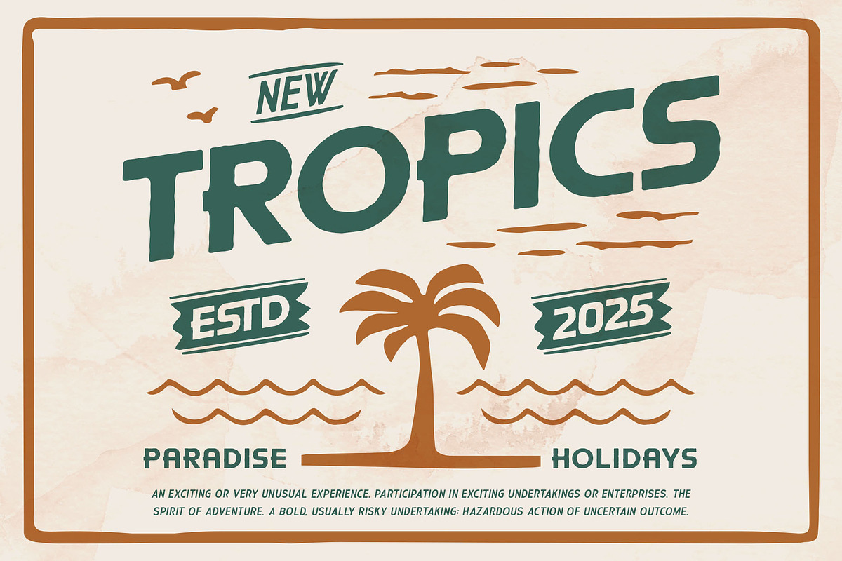 Horizon Light Typeface, a Sans Serif Font by alit design