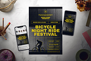 Bicycle Event Flyer Set, a Flyer Template by The Good Store