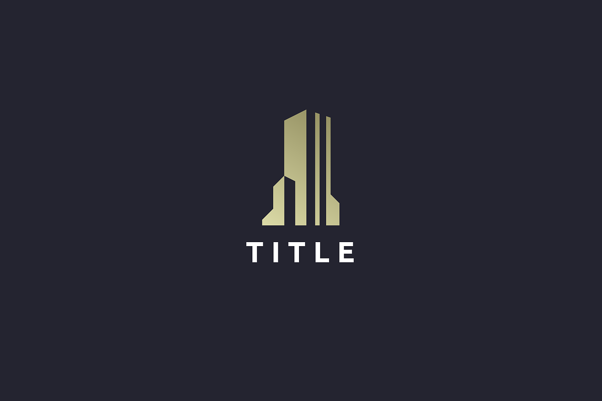 Building Logo, a Branding & Logo Template by baqoos | Creative Market