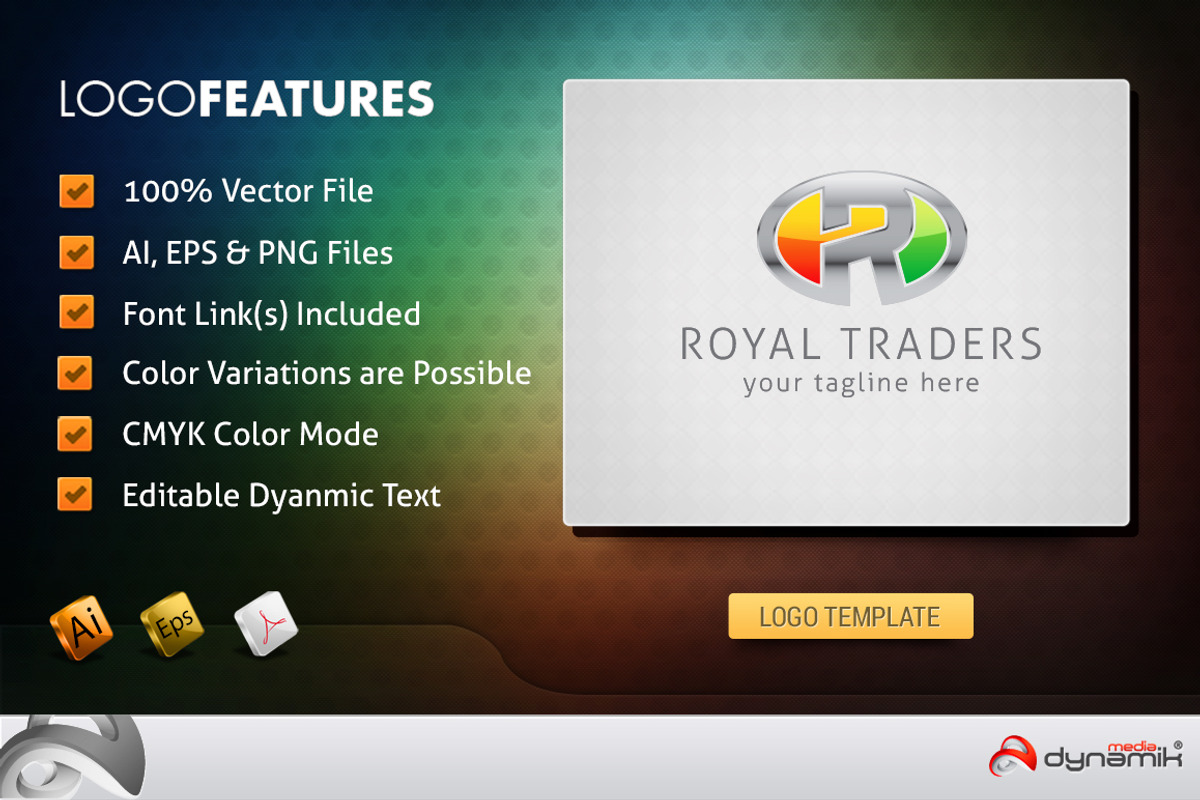 Royal Traders - Logo Template, a Branding & Logo Template by DynamikMedia