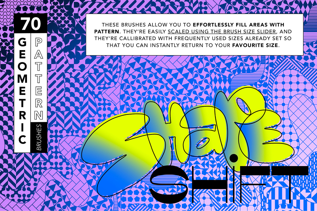 Maximum Pattern for Procreate, a Brush Add-On by UPROOT