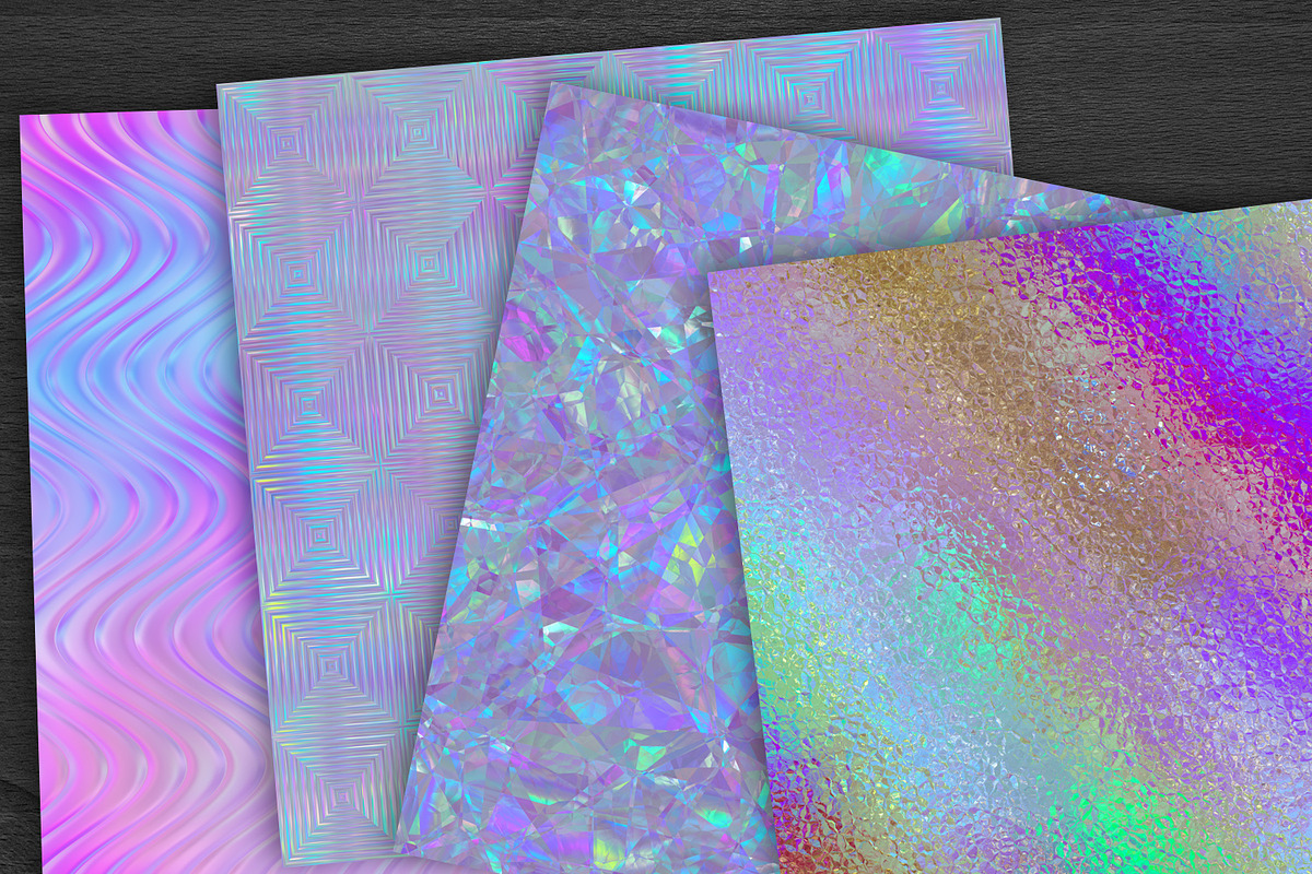 Iridescent Textures, a Texture Graphic by Julie Campbell