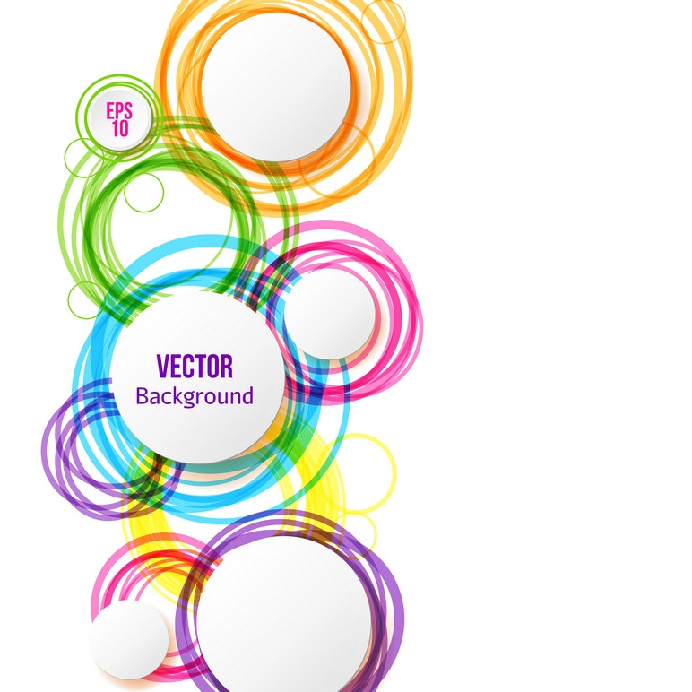 Circle design background | Decorative Illustrations ~ Creative Market