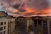 Rooftop sunset in barcelona spain featuring barcelona, spain, and ...