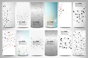 Flyers set, science backgrounds | Work Illustrations ~ Creative Market