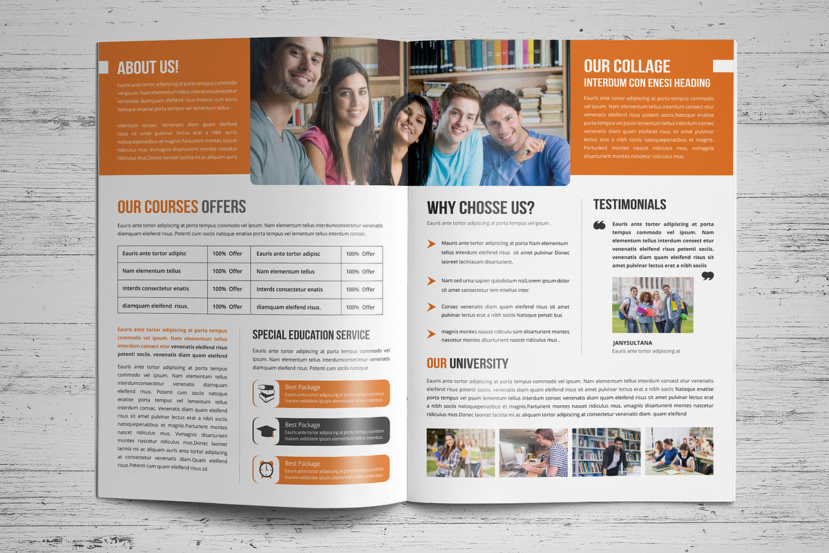 Education Brochure Template