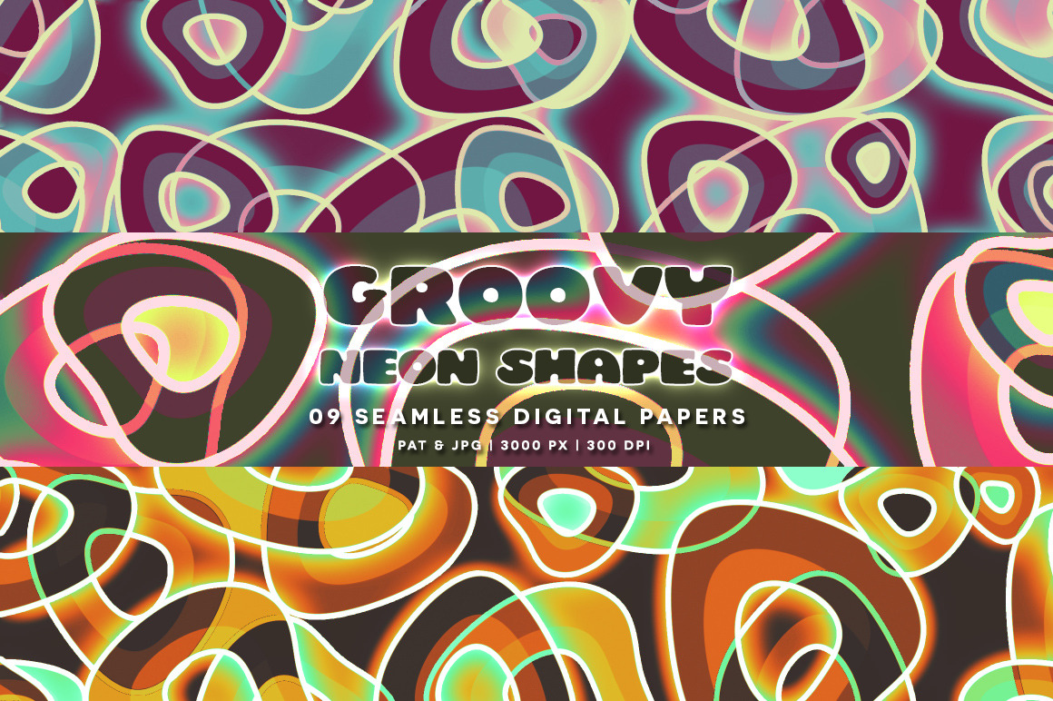 Artsy, psychdelic, tileable patterns